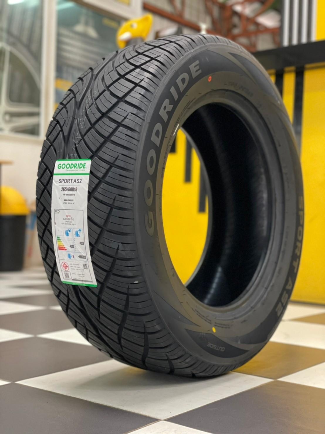GOODRIDE AS2 265/60R18 ยางใหม่ยางไทย สปอร์ตนุ่มหนึบ - เอ็ม.แอล.ออโต้แม็กซ์ : Inspired by LnwShop ...